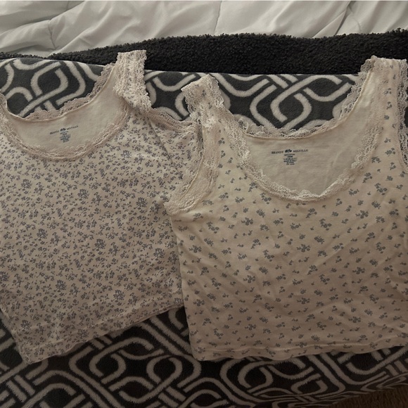 Brandy Melville | Tops | Two Brandy Melville Floral Tanks | Poshmark